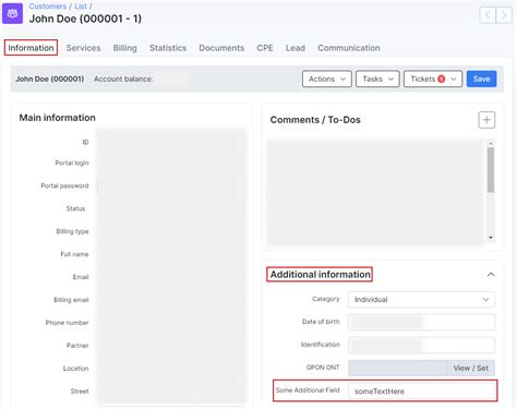 Custom Additional Fields Splynx Documentation
