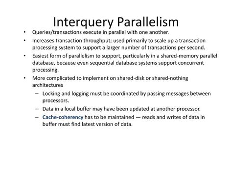 interquery parallelism ppt download