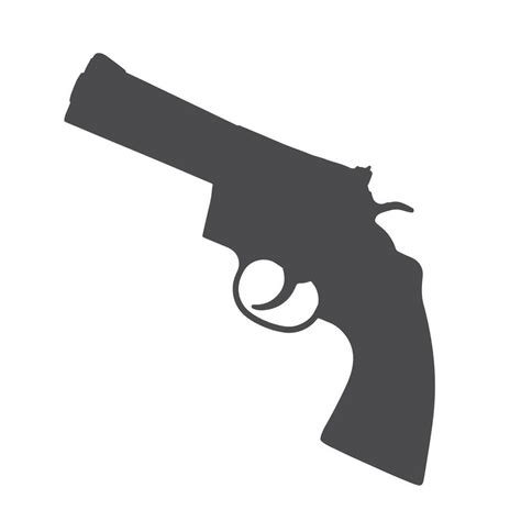 Colt Python Revolver Silhouette Illustration 51498293 Vector Art At Vecteezy