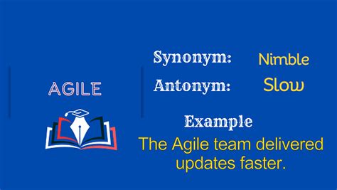 Agile Definition Meaning Synonyms And Antonyms Agile Definition Meaning Synonyms And Antonyms
