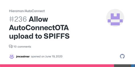 allow autoconnectota upload to spiffs · issue 236 · hieromon