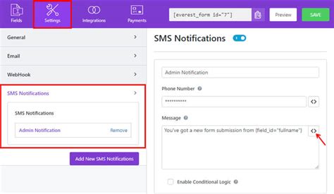 How To Send Sms Notification From A Wordpress Contact Form