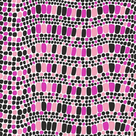 Premium Vector Seamless Pattern With Pink And Black Python Print