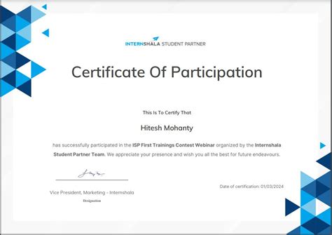hitesh mohanty on linkedin internshala ispprogram