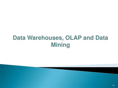 Ppt Data Warehouses Olap And Data Mining Powerpoint Presentation