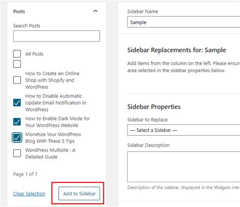 How To Show Different Sidebar On Different Posts And Pages In WordPress Attire