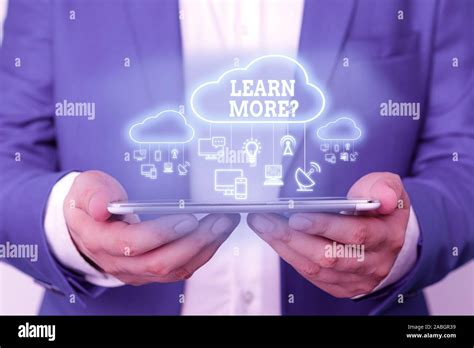 Text Sign Showing Learn More Question Business Photo Text Gain