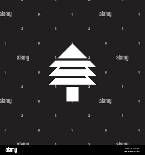 Letter G Pines Tree Geometric Symbol Simple Logo Vector Stock Vector Image Art Alamy