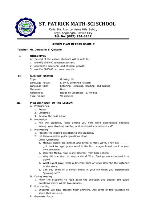 Ecas Grade 7 10 Docx