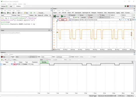 Ad2 Loading Csv File For Scripting Pattern Generator Test And