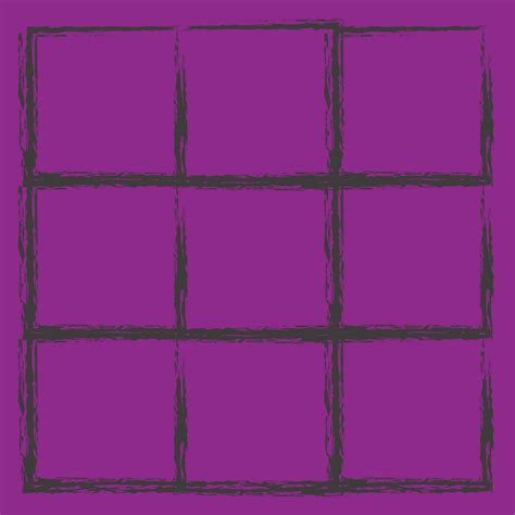 Grunge Square And Rectangle Frames Ink Empty Black Boxes Set