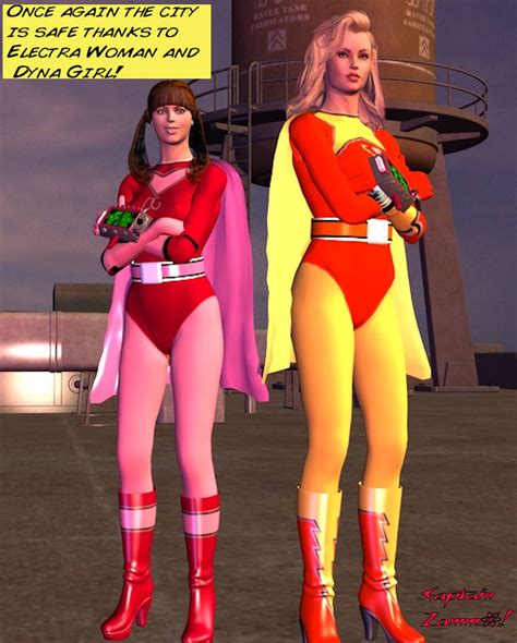 Bftp Electra Woman And Dyna Girl By Captainzammo On Deviantart