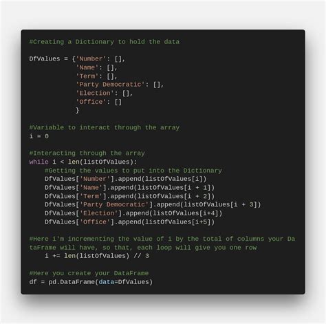 Python How To Create A Data Frame From A List Based On List Specific Criteria Stack Overflow
