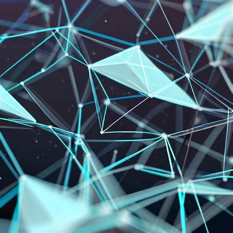 Premium Ai Image Photo A Dotted Particle With Network Technology