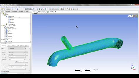 ANSYS WORKBENCH CFX FLUID FLOW Analysis YouTube