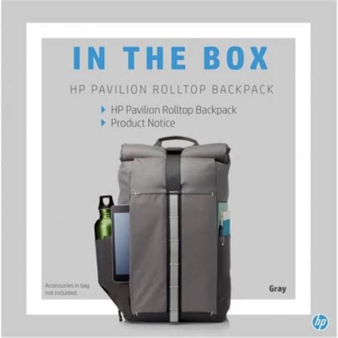 Original HP Pavilion RollTop Backpack Laptop Backpack Shopee Malaysia