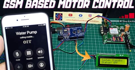Gsm Based Motor Control