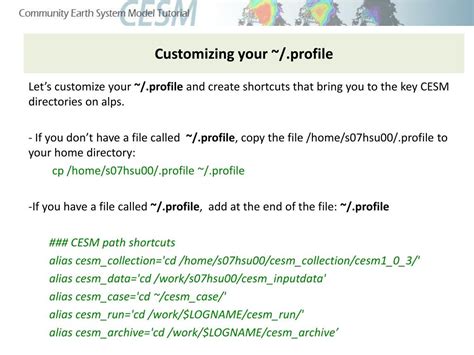 ppt cesm tutorial basic script modifications powerpoint presentation