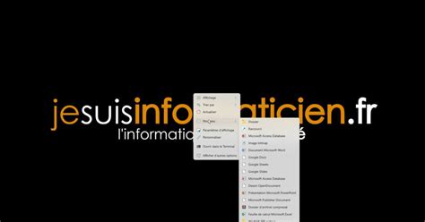 c est quoi le menu contextuel dans windows jesuisinformaticien fr