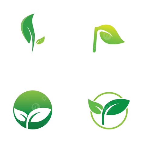 Leaf Logo And Vector Images Isolated Image Environmental Vector