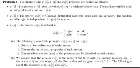 Problem 5 The Discrete Time Ri N R2 N And R3 N