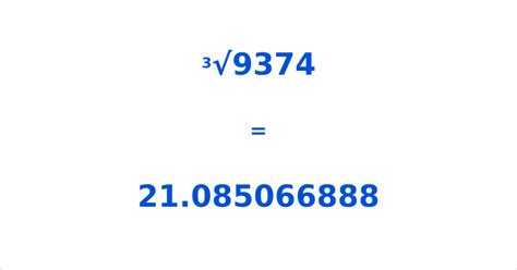 What Is The Cube Root Of 9374 Information And Calculator