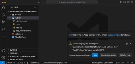 Cloud 】設定 Azure App Service 的 Configuration 與 Azure Key Vault 透過 Rbac 連結 Python