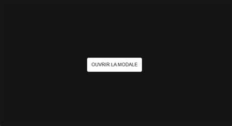 créer une fenêtre modale sans utiliser javascript