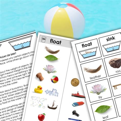 Float And Sink Sorting Activities Montessori Nature