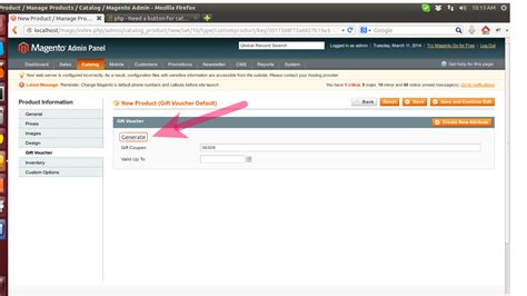 Php Need A Button For Catalog Input Type On Add Attribute Page In