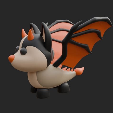 🦇 Bat Dragon Adopt Me Roblox Fan Art・ Stl File For 3d Printing・cults