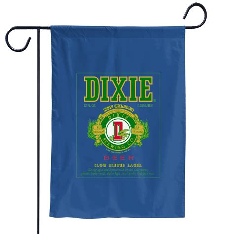 Dixie Beer Logo Garden Flags Sold By Wilmette Wyrm Sku 42012455
