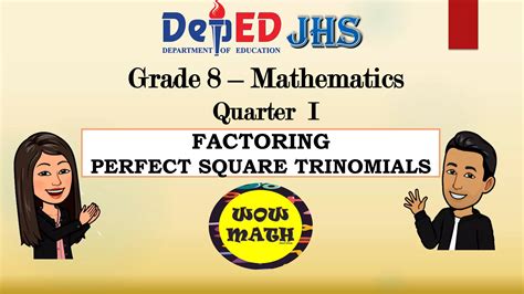 Factoring Perfect Square Trinomials Pdf