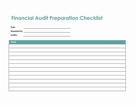 audit template excel