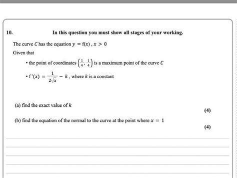 As Level Mathematics Edexcel Predicted Paper Paper 1 Wma11 01 Teaching Resources