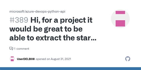 Hi For A Project It Would Be Great To Be Able To Extract The Start And End Dates Of All