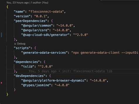 how to use sap cloud sdk generator services in angular project