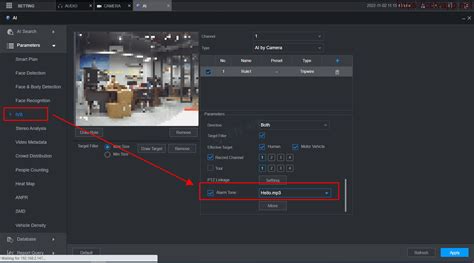 Customize Alarm Sound On Dahua Device Application System