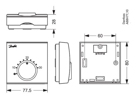 Danfoss Fh Wt Room Thermostat Installation Guide Thermostat Guide