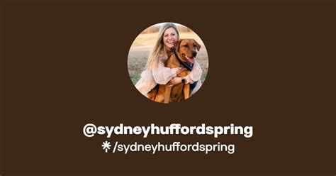 Sydneyhuffordspring Instagram Linktree