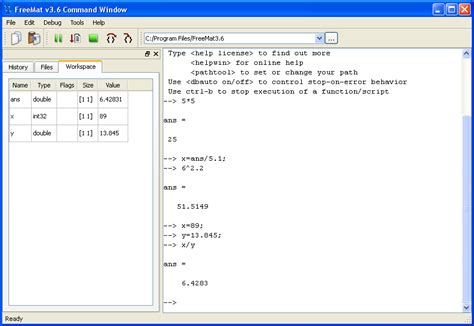 Freemat Summation Liteluli