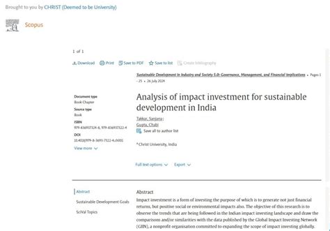 Sanjana Takkar On Linkedin Research Phdjourney Scopus