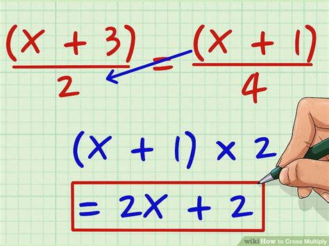 How To Cross Multiply 8 Steps With Pictures Wikihow
