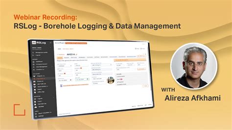 Video Rocscience On Linkedin Webinar Recording Rslog Borehole