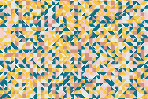 정사각형 삼각형 및 둥근 요소와 추상 적 기하학적 패턴 벡터 멀티 컬러 배경 Eps10 0명에 대한 스톡 벡터 아트 및 기타 이미지 0명 고풍스런 곡선 Istock