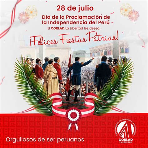 28 Julio Saludo Colegio Regional De Licenciados En Administración La