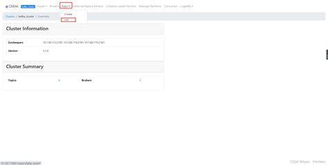 kafka manager服务部署 cmak 3 0 0 6 csdn博客