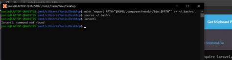 Laravel Php Command Not Found Stack Overflow