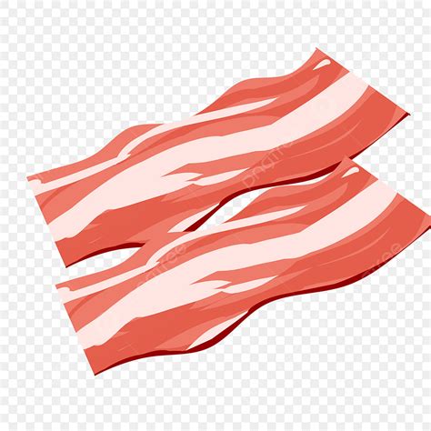 베이컨 고기 얇게 썬 음식 일러스트 맛있는 베이컨 클립 아트 베이컨 고기 얇게 썬 고기 Png 일러스트 및 Psd 이미지
