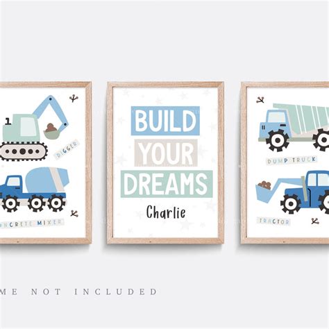 Construction Nursery Etsy